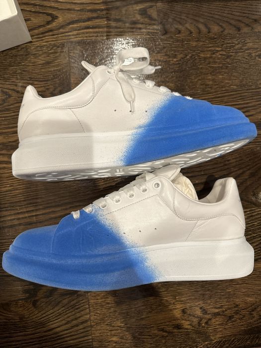 Alexander McQueen Alexander McQueen Spray Paint Covered Nappa Sneaker ...