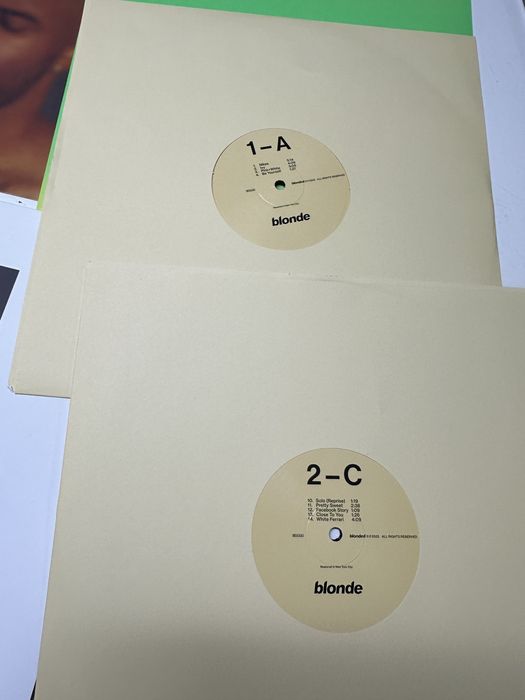 Frank Ocean Frank Ocean Blonde 2 Record LP Vinyl Gatefold Foldout ...