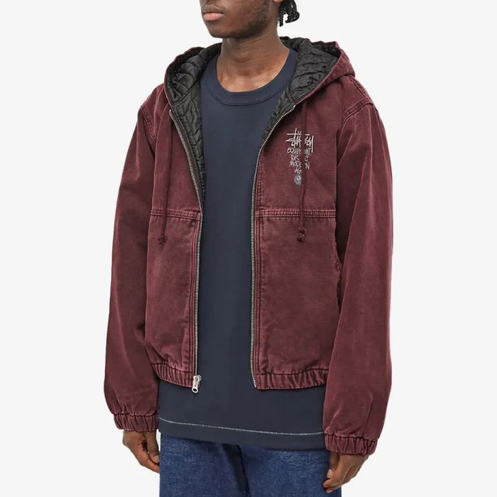 Stussy Canvas Insulated Work Jacket | Grailed