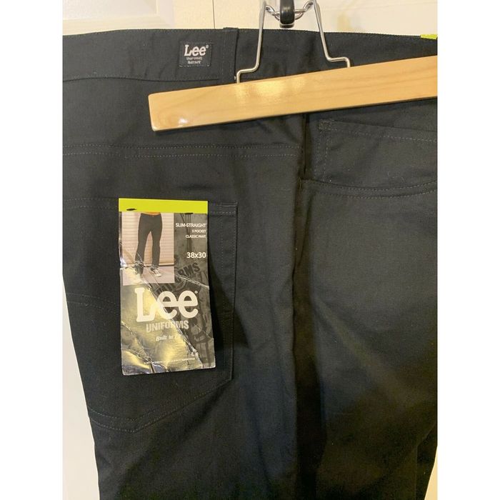 Lee New Lee Uniforms Men's Sz 38 x 30 Slim-Straight 5 pocket cla | Grailed