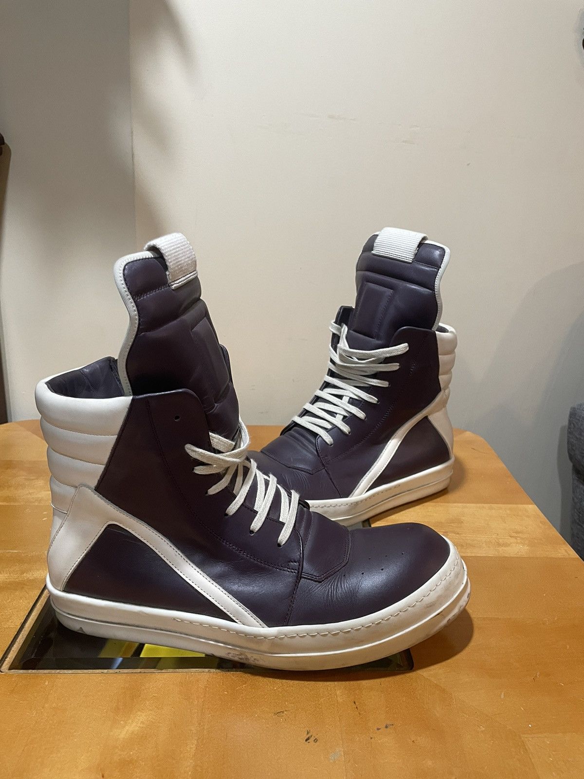 Rick Owens New Season Rick Owen Geobaskets | Grailed