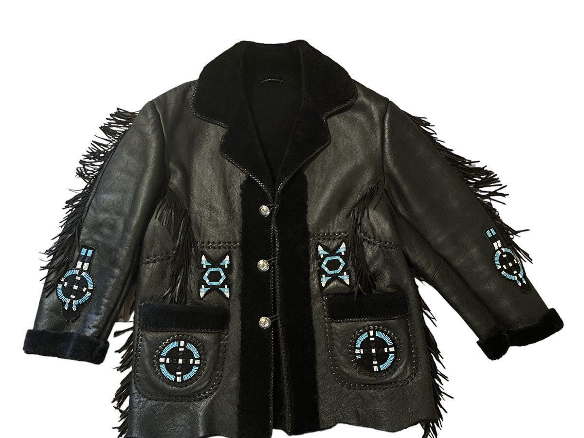 Vintage CHAMBERS HAND-STITCHED SHEARLING LEATHER JACKET | Grailed