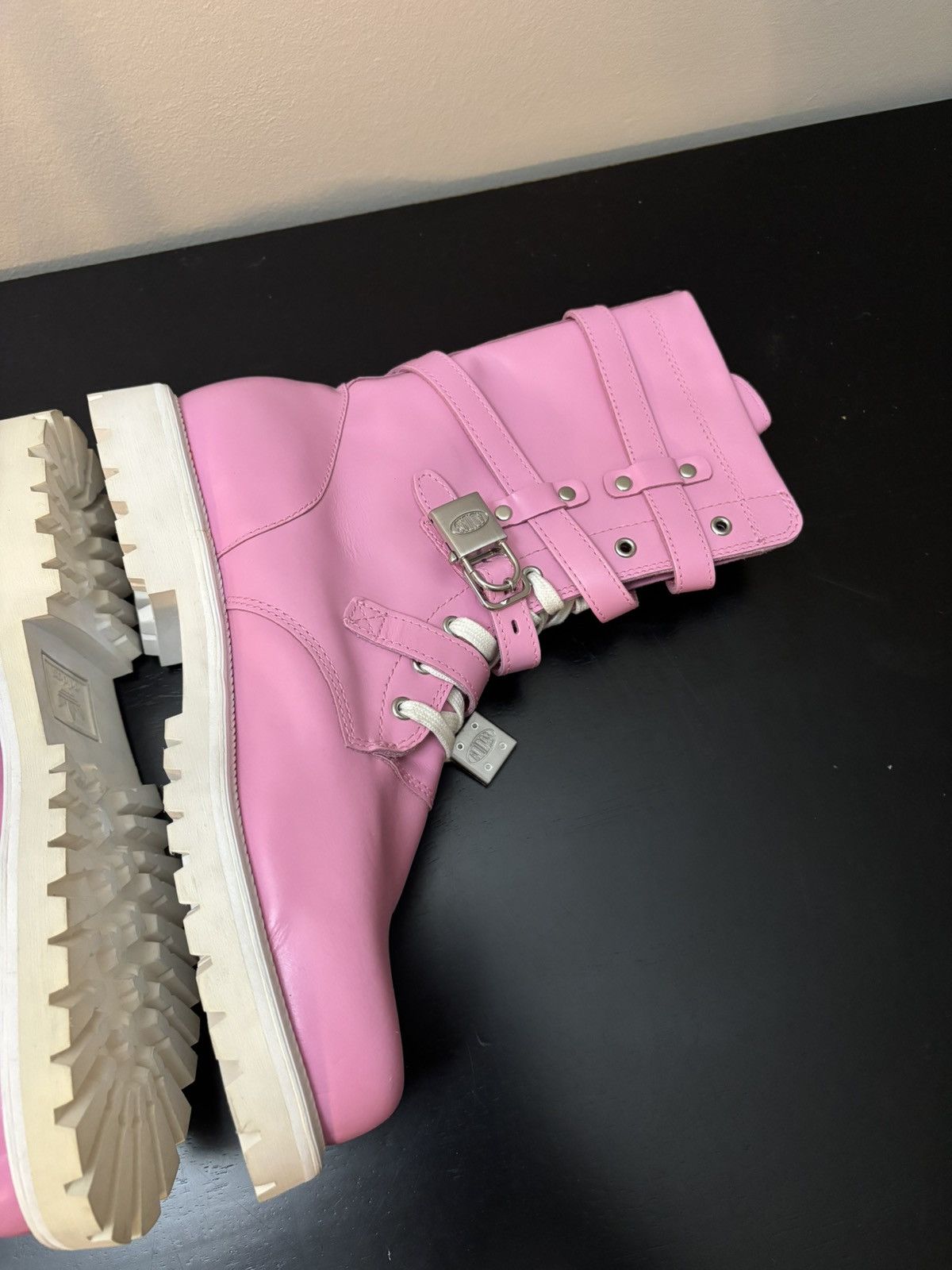 Adidas × Jeremy Scott adidas JS Jeremy Scott Combat Lock Boots | Grailed