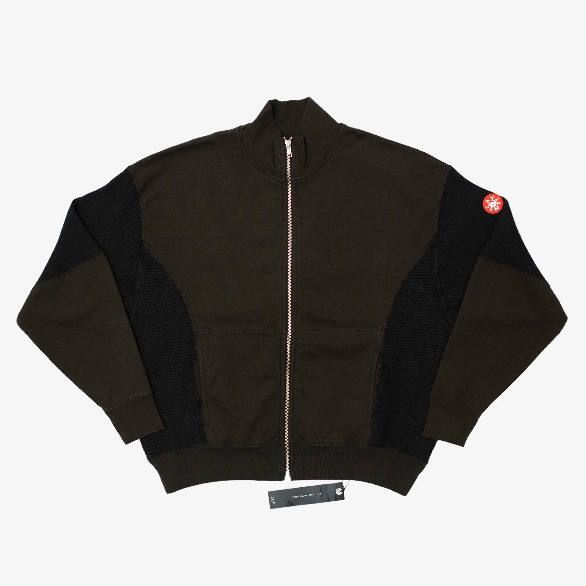 Cav Empt Rib Knit Zip Up Track Jacket | Grailed