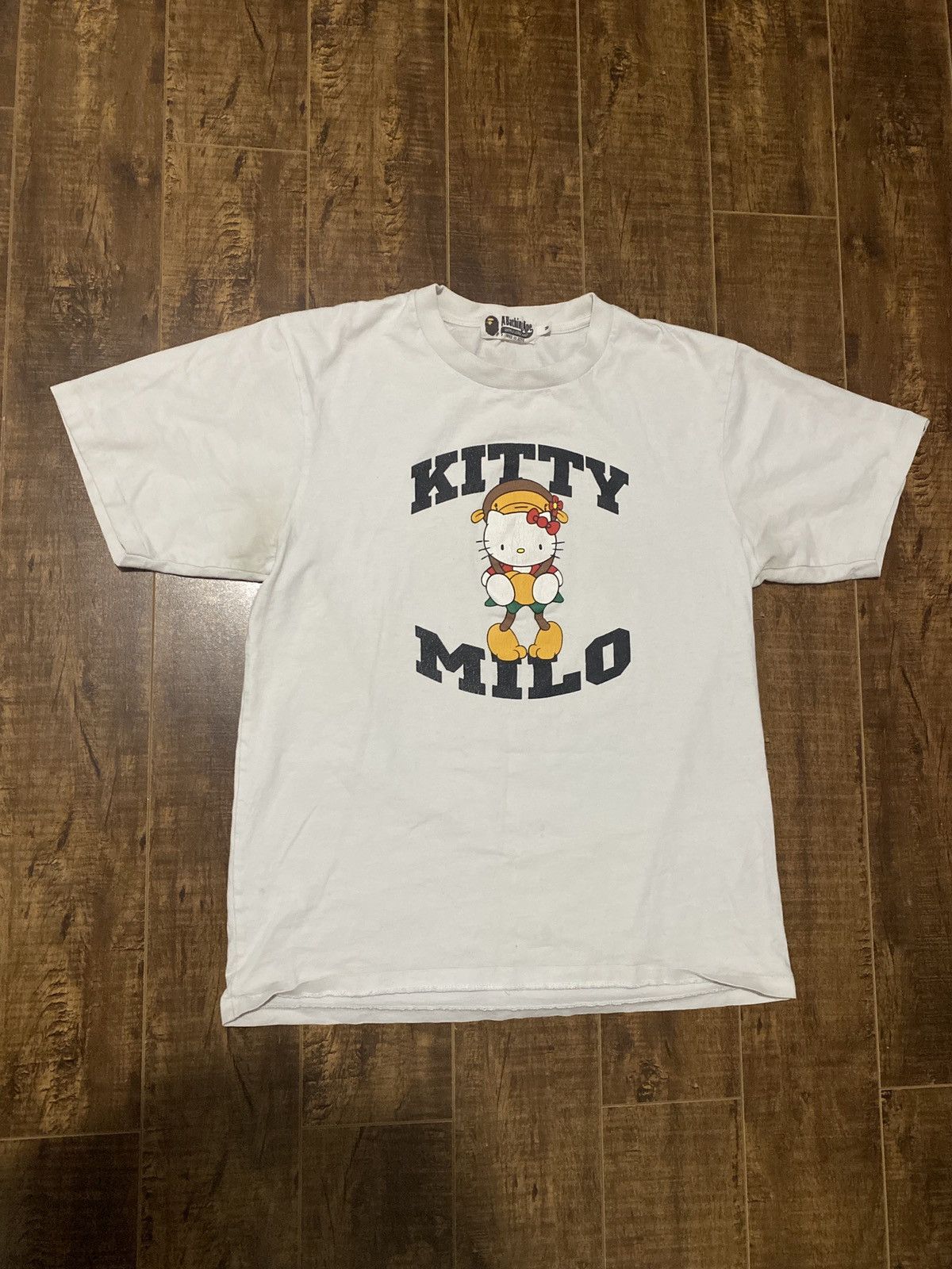 Bape Bape Hello Kitty Baby Milo 2005 White Shirt | Grailed