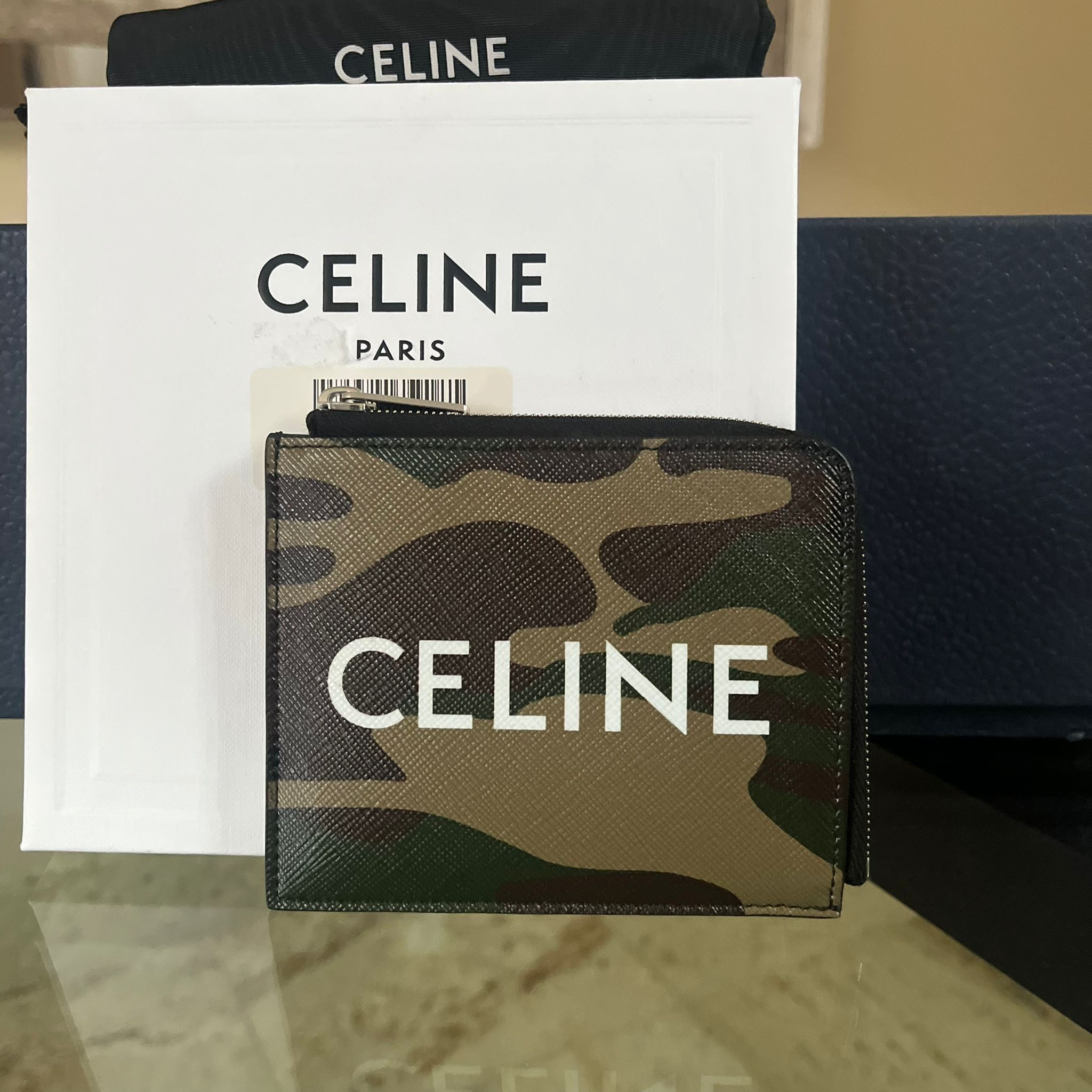 Celine Pouch Wallet in Camo | Grailed