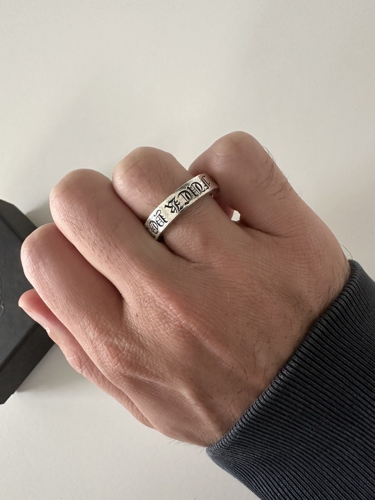 Chrome Hearts Chrome Hearts Fuck You Sterling Silver Ring Size 9 | Grailed