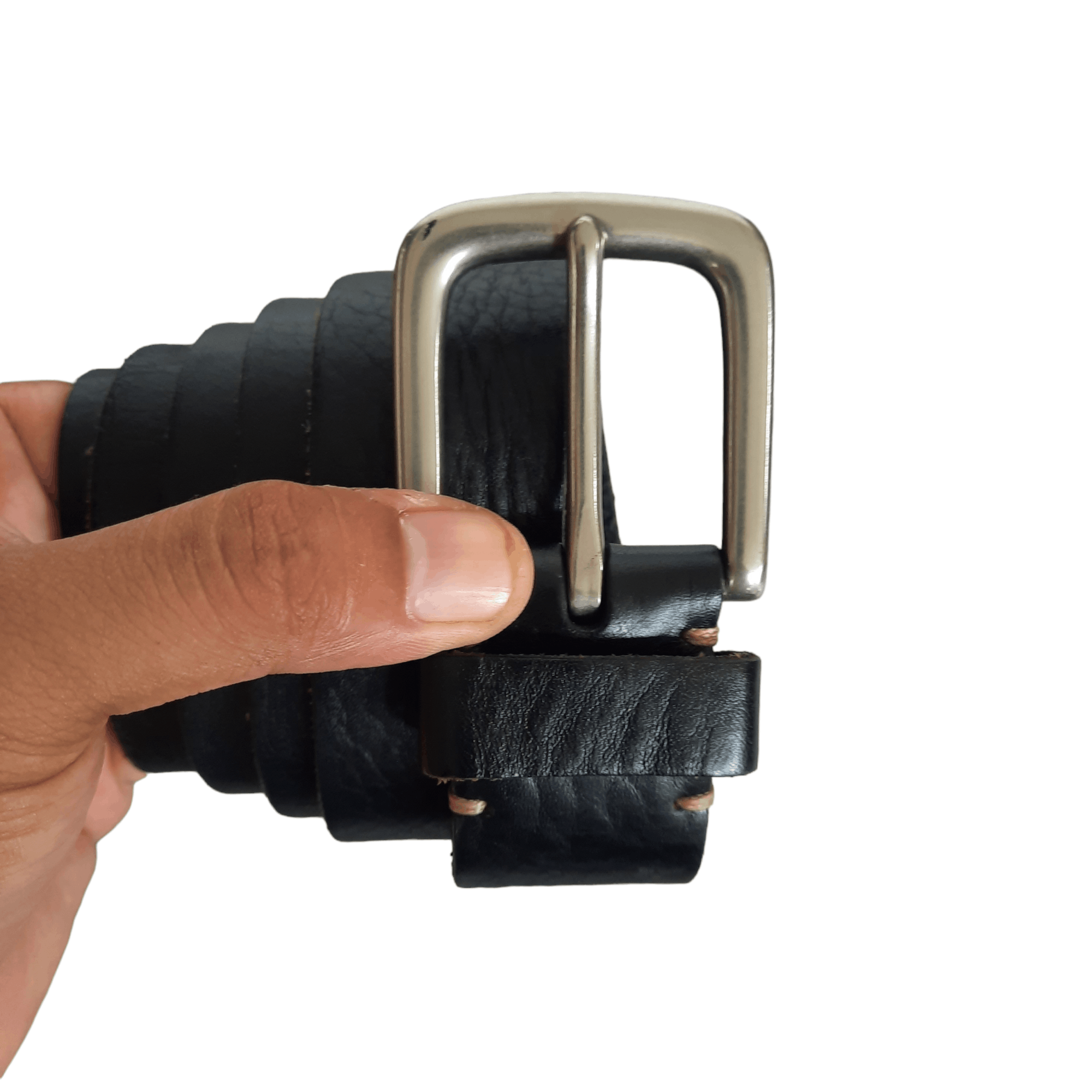 Genuine Leather 🔥Volpi concerie black leather belt | Grailed