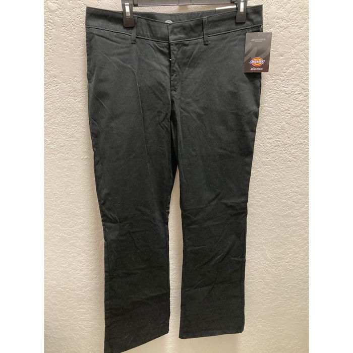 Dickies Dickies Women Black Pants Flex Twill Slim Fit 12L Bootcut | Grailed