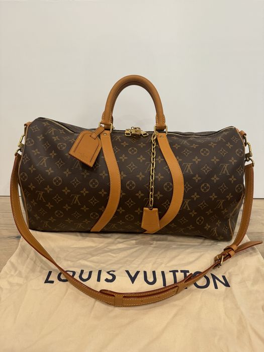 Louis Vuitton Virgil Abloh Louis Vuitton Wavy Keepall Bandouliere 50 ...