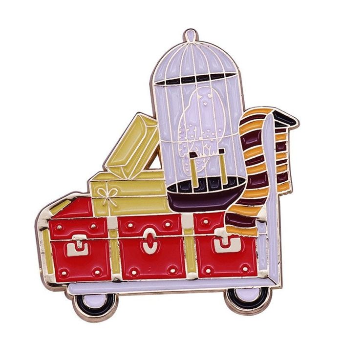 Enamel Harry Potter Train Boarding Cart Enamel Pins 408 | Grailed