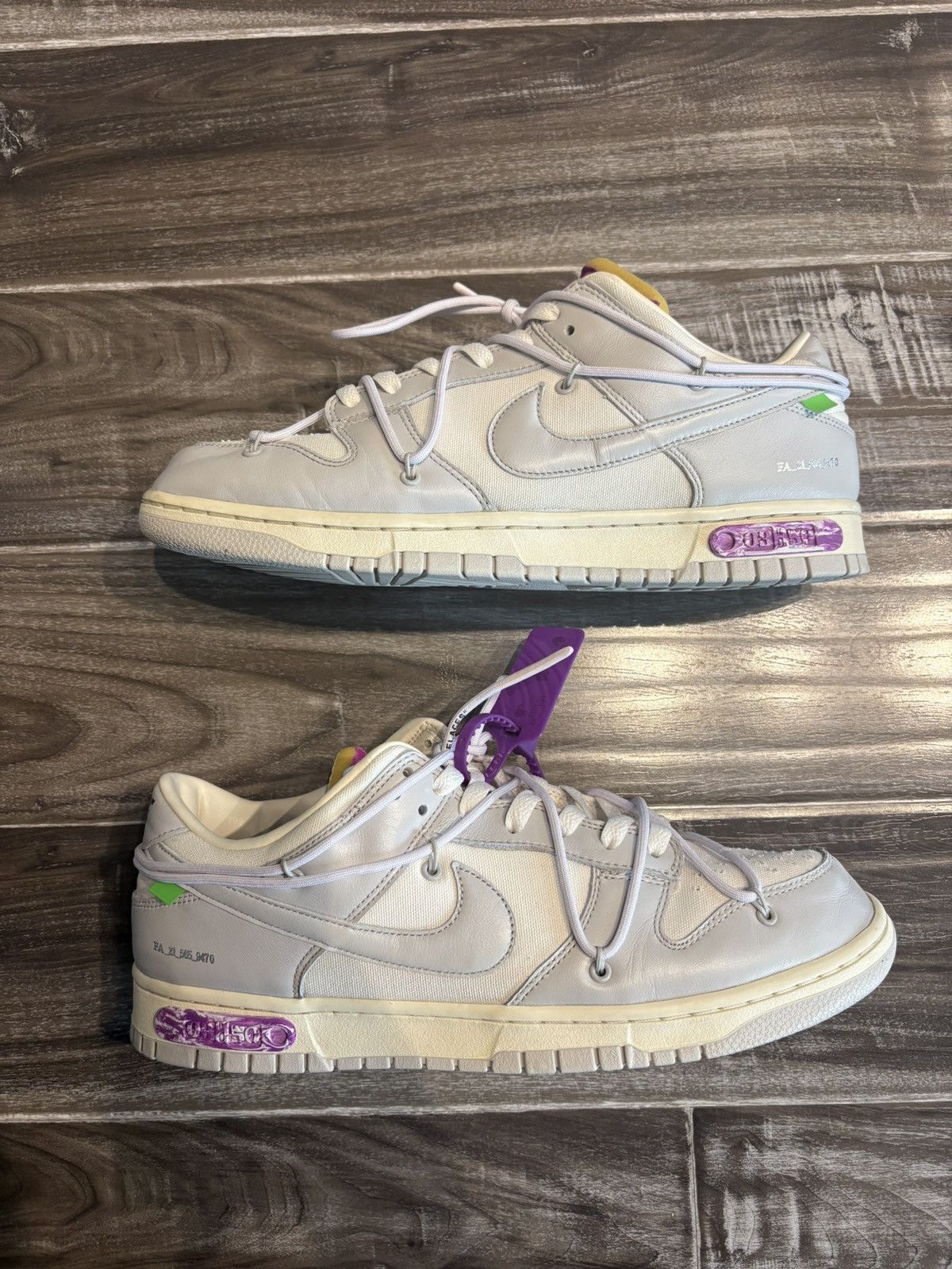 Nike × Off-White Nike Dunk Low Off-White Lot 3 | Grailed