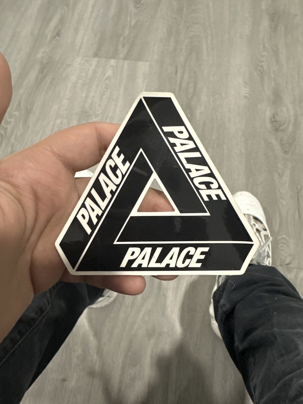 Palace palace triangle sticker | Grailed