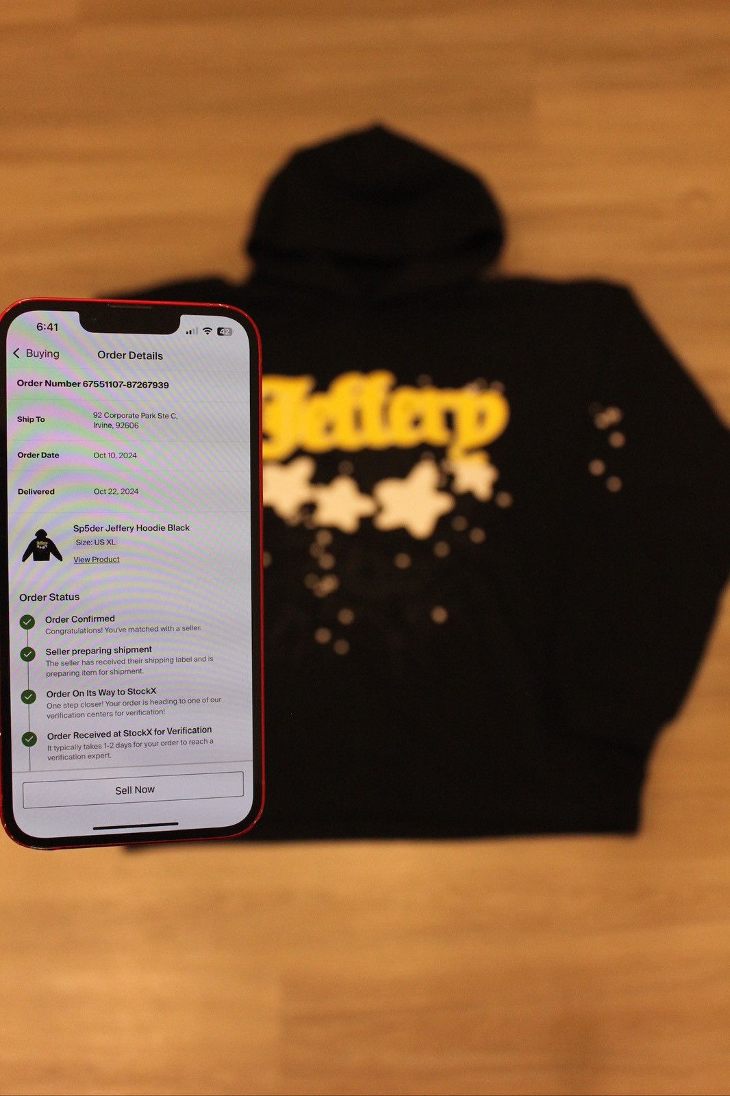 Spider Worldwide Sp5der Jeffrey Hoodie W StockX Receipts | Grailed