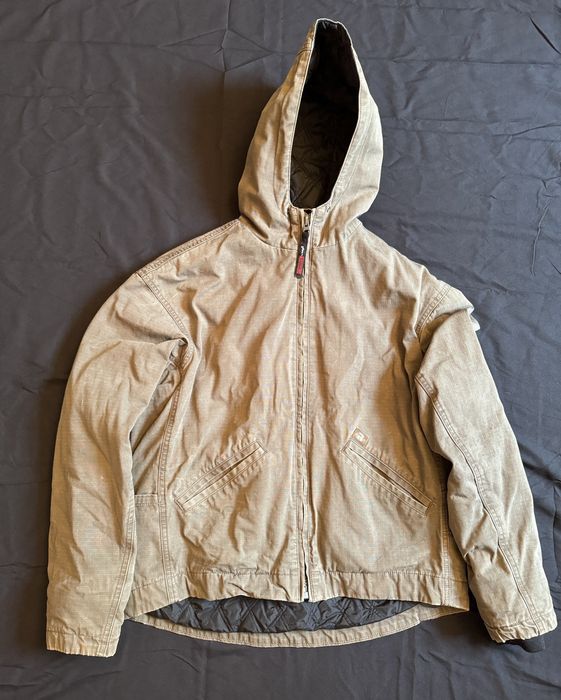 Wrangler Wrangler Riggs Workwear Olive Hooded Jacket Carhartt | Grailed