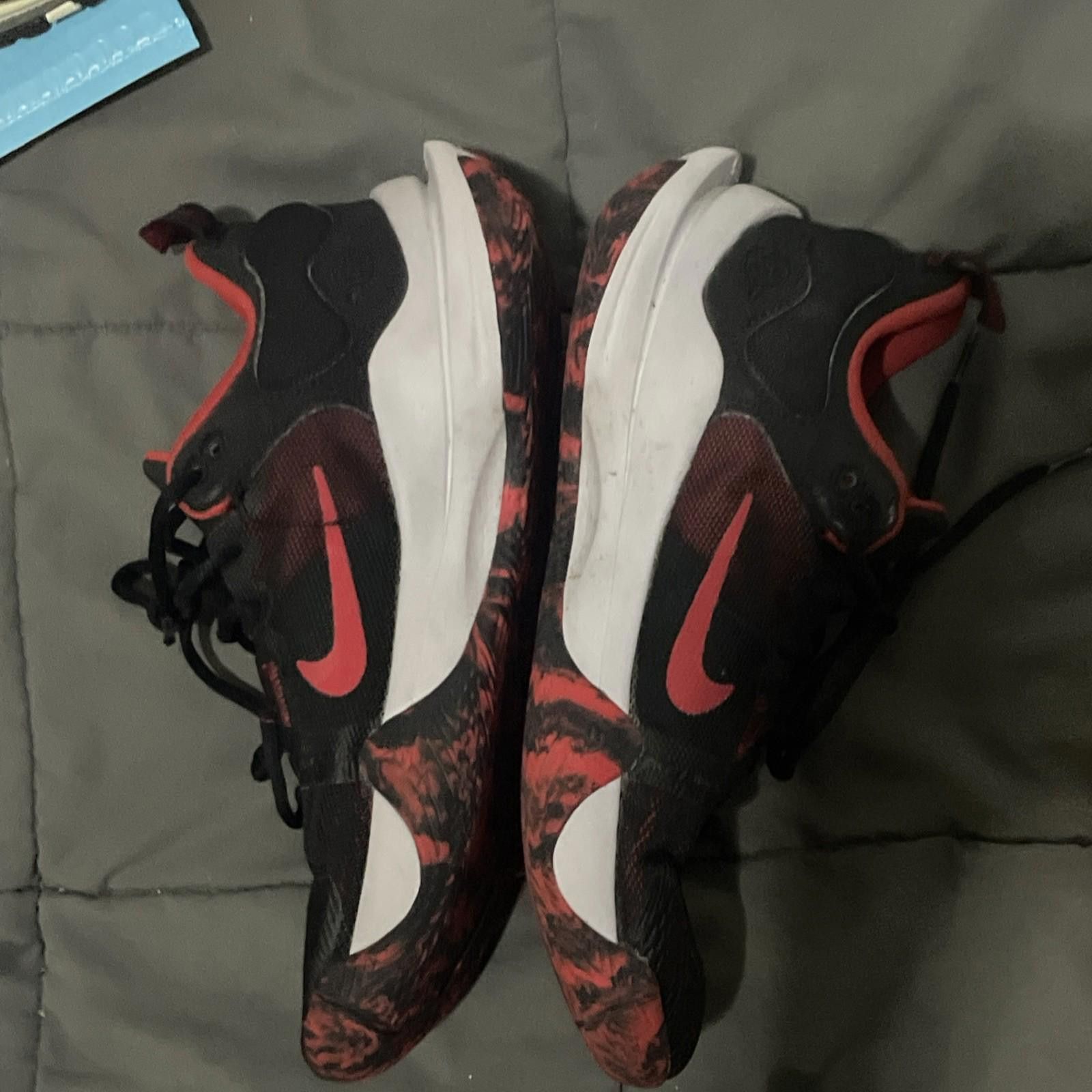 Nike Nike Giannis Immortality 2 Black University Red Wolf sz 8.5 | Grailed