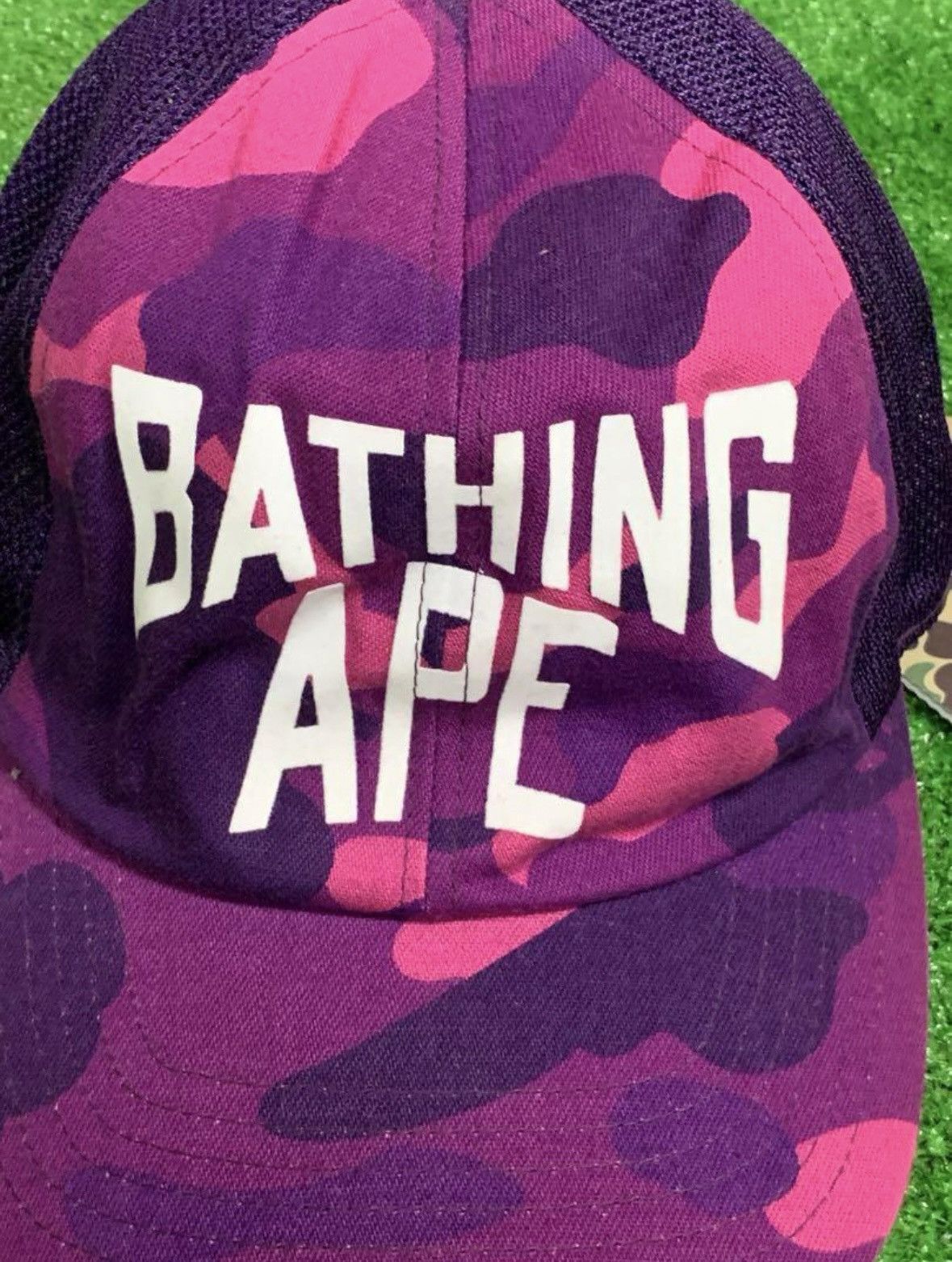 Bape Bape Bathing Ape Nigo Era Cap DS Purple Camo | Grailed