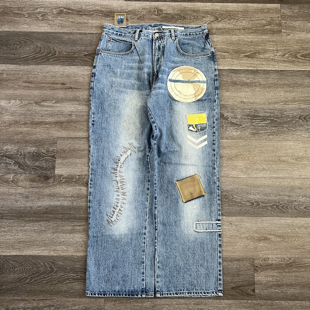 JNCO × Japanese Brand × Vintage Crazy Vintage y2k Azure baggy wide leg ...