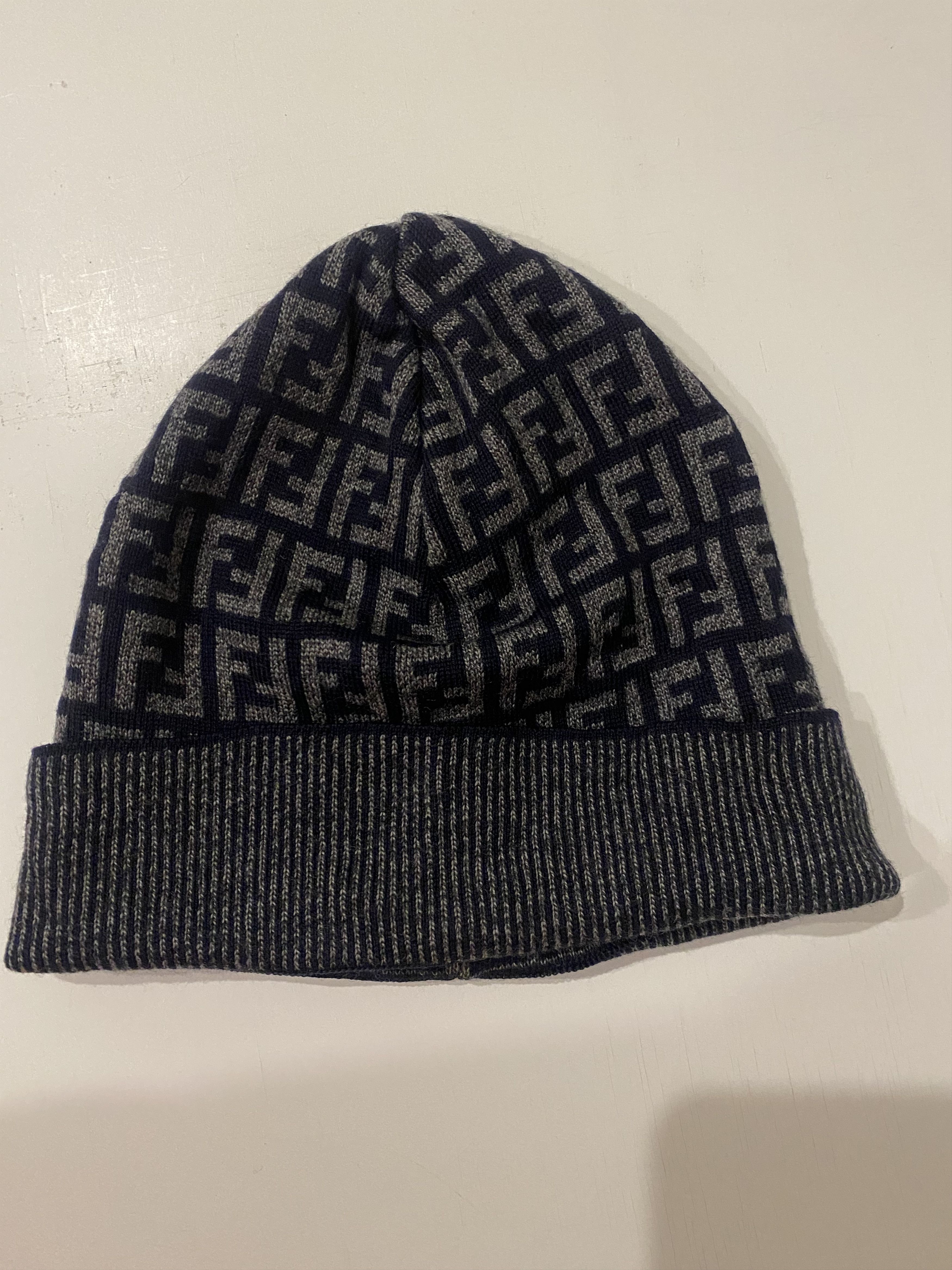 Fendi Fendi Rare Monogram Wool Beanie Hat | Grailed
