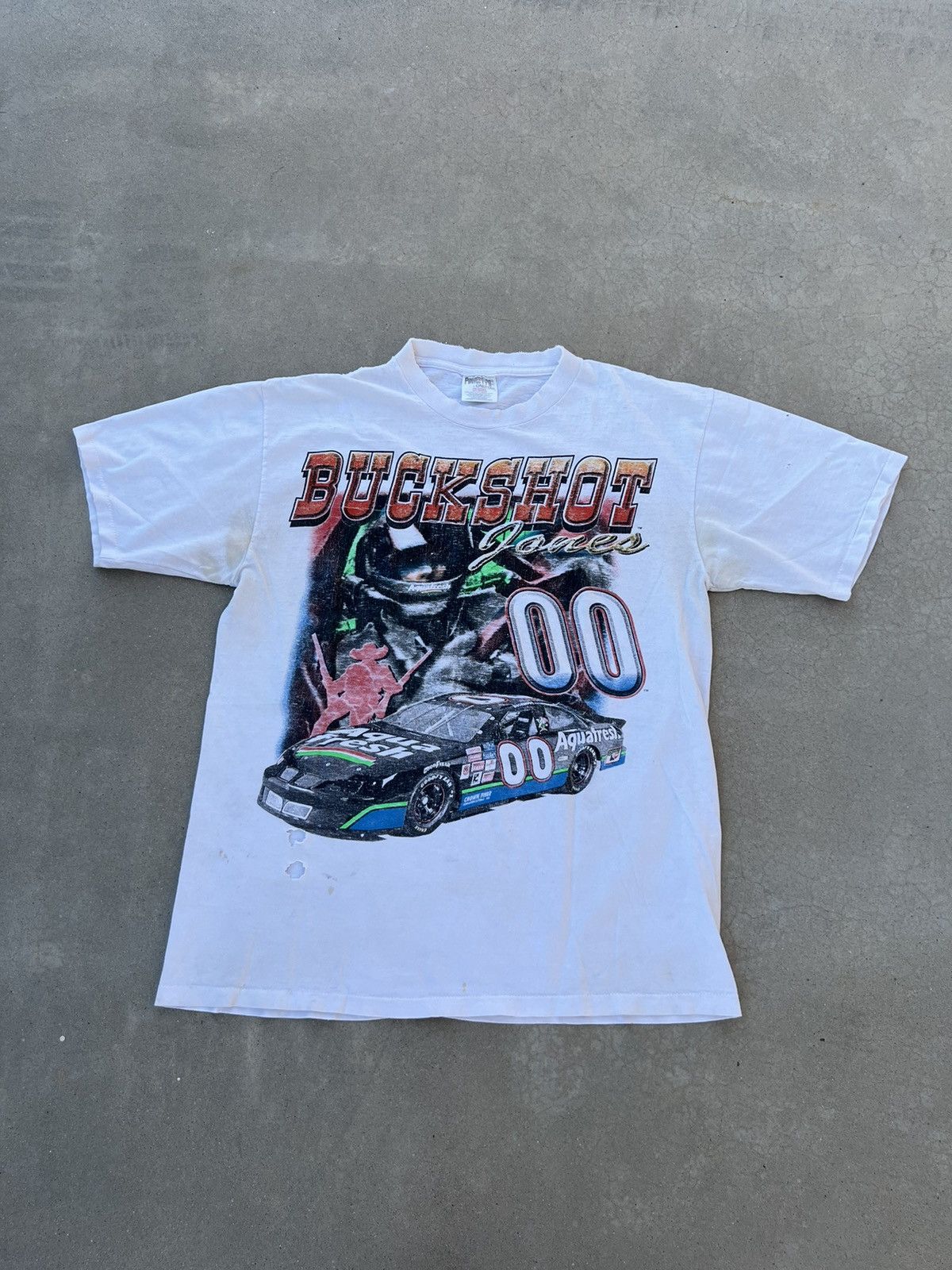 Vintage Vintage 90’s NASCAR Buckshot Jones Racing Tee | Grailed