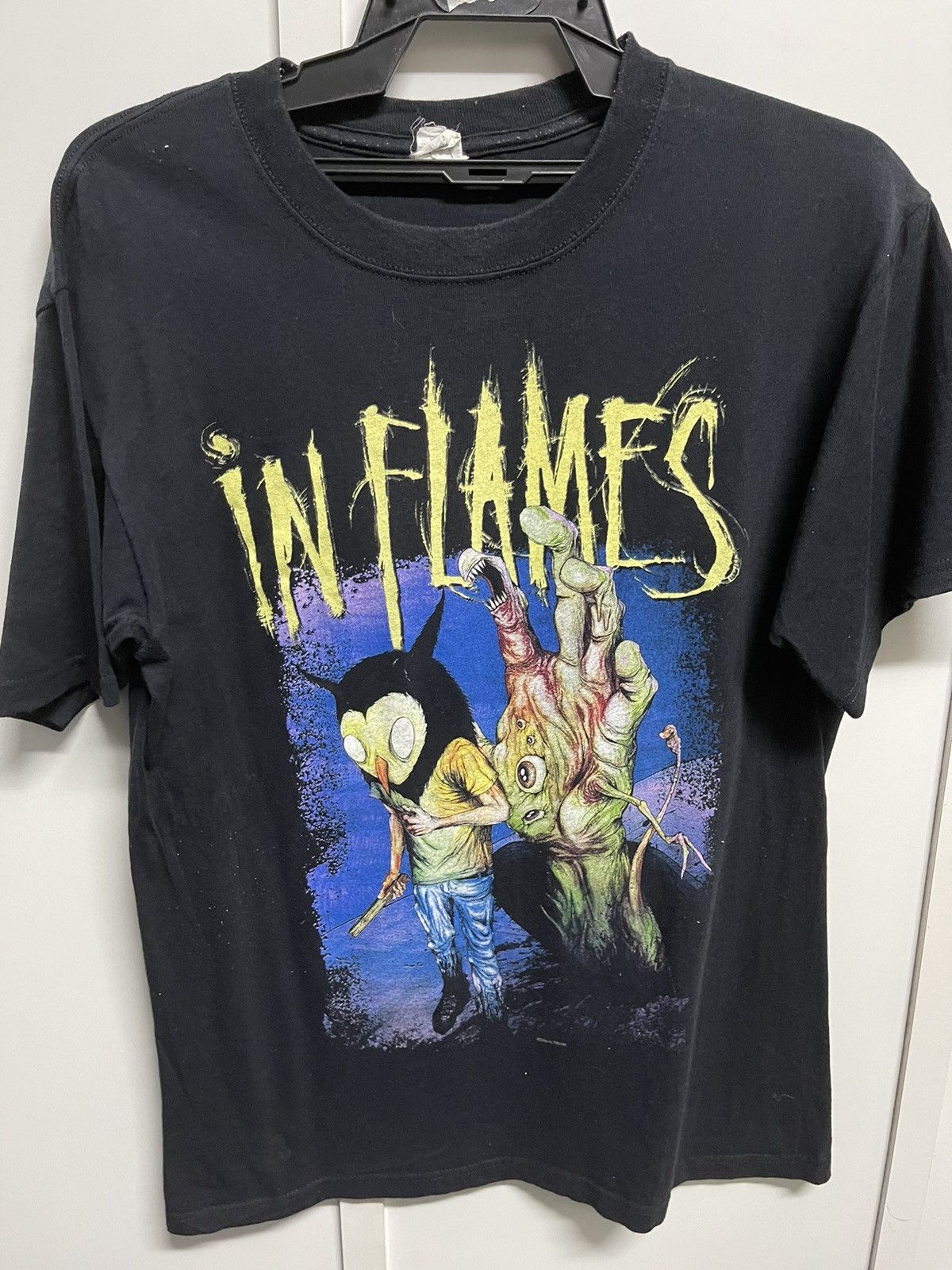Band Tees × Rock Band × Vintage Vintage In Flames Band #SKU-A139 DP ...