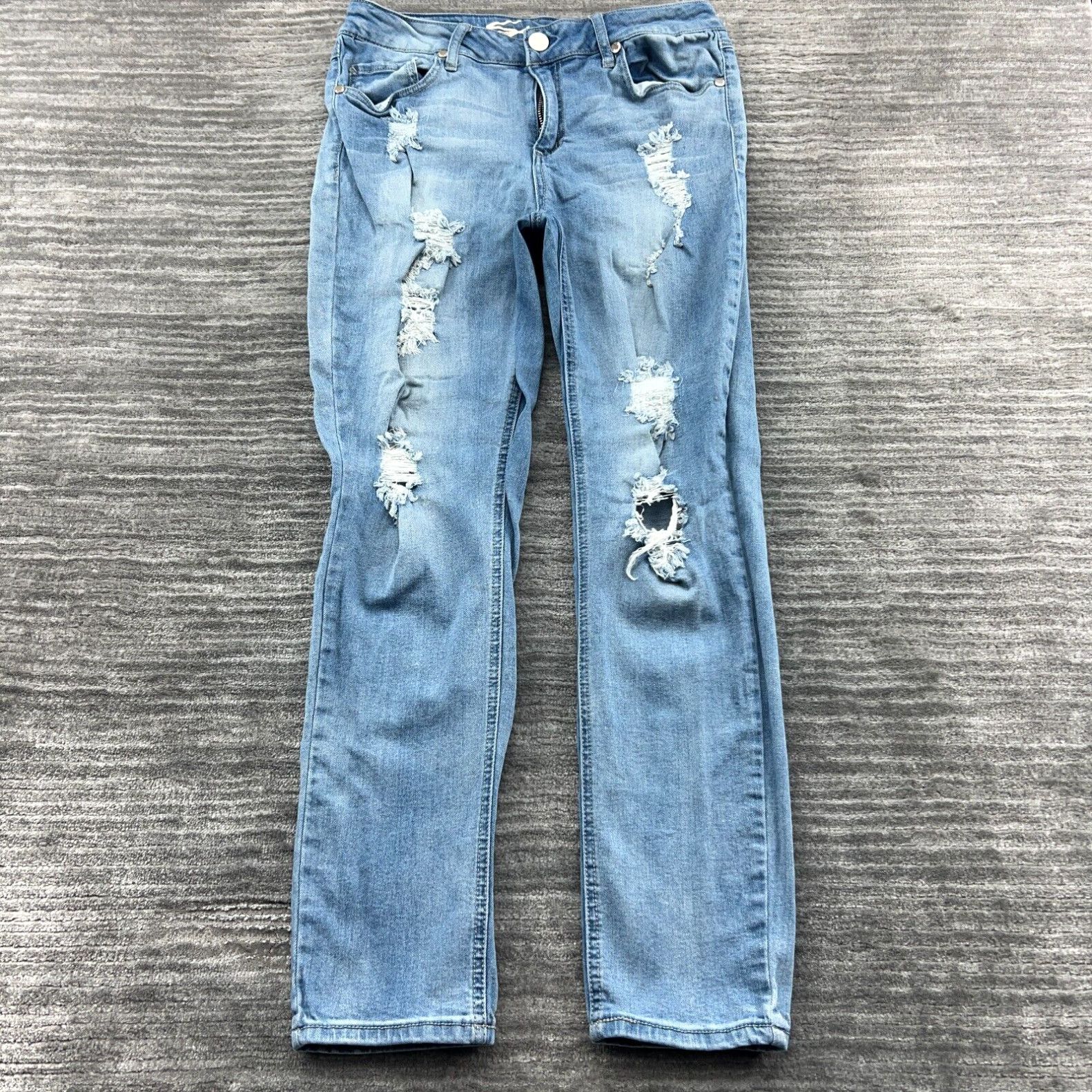 Vintage Seven7 Jean Size 12 Womens Skinny High Rise Medium Wash Blue ...