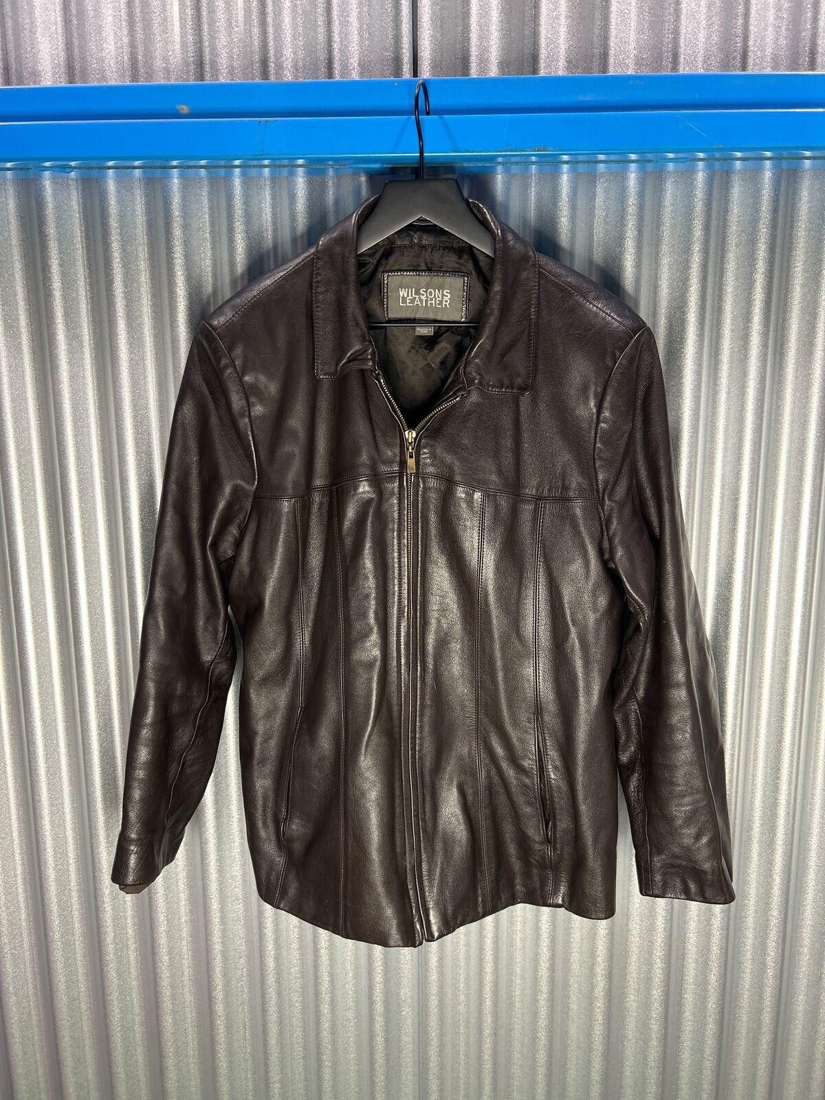 Designer Wilsons Leather Heavy Zip Minimal Jacket | Grailed