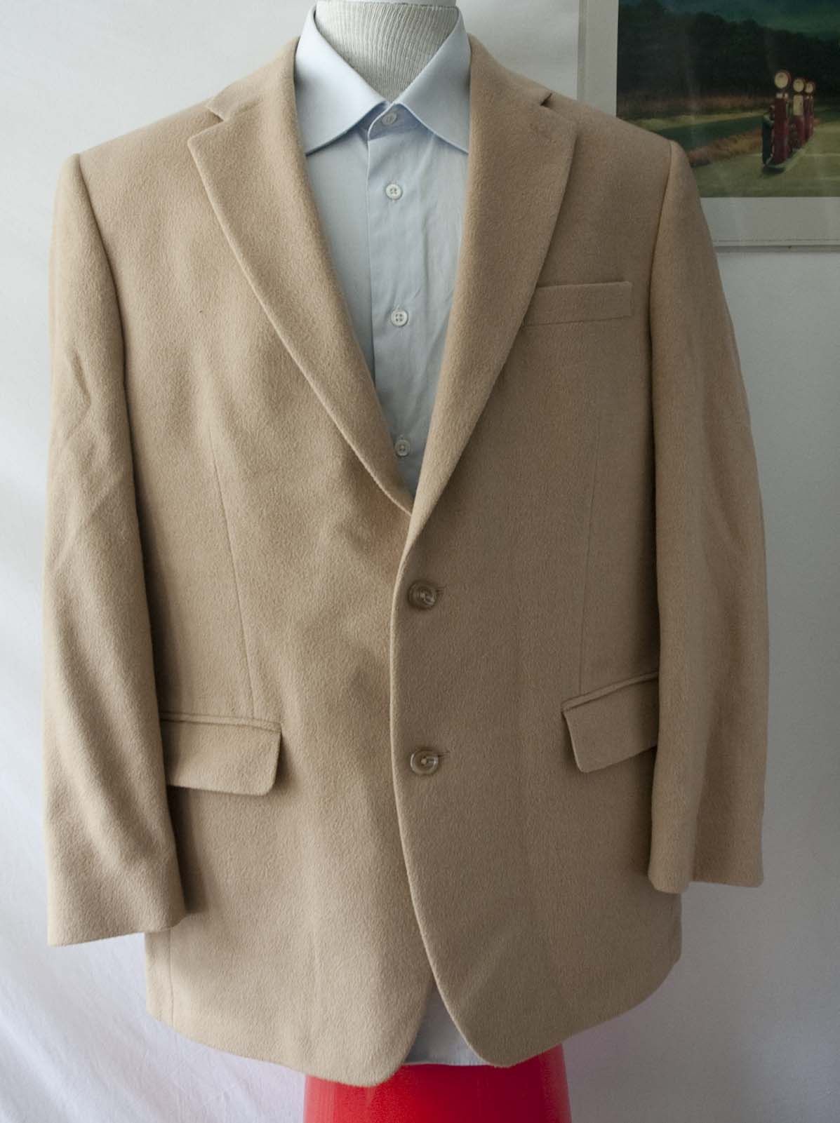 Lauren Ralph Lauren Lauren Ralph Lauren Jacket 100% Camel Hair Size 42R ...