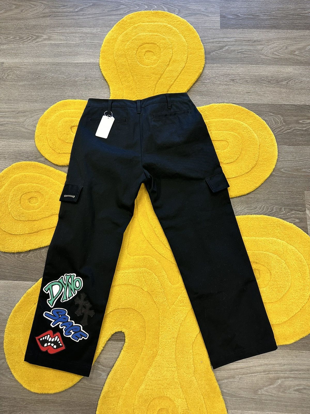 Chrome Hearts Chrome Hearts FNF Black Khaki Pants | Grailed