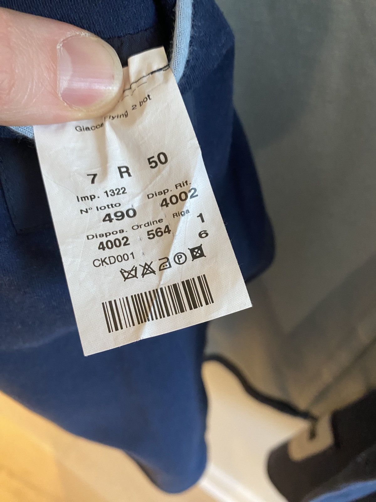 Tombolini Tombolini Navy Knit Blazer | Grailed