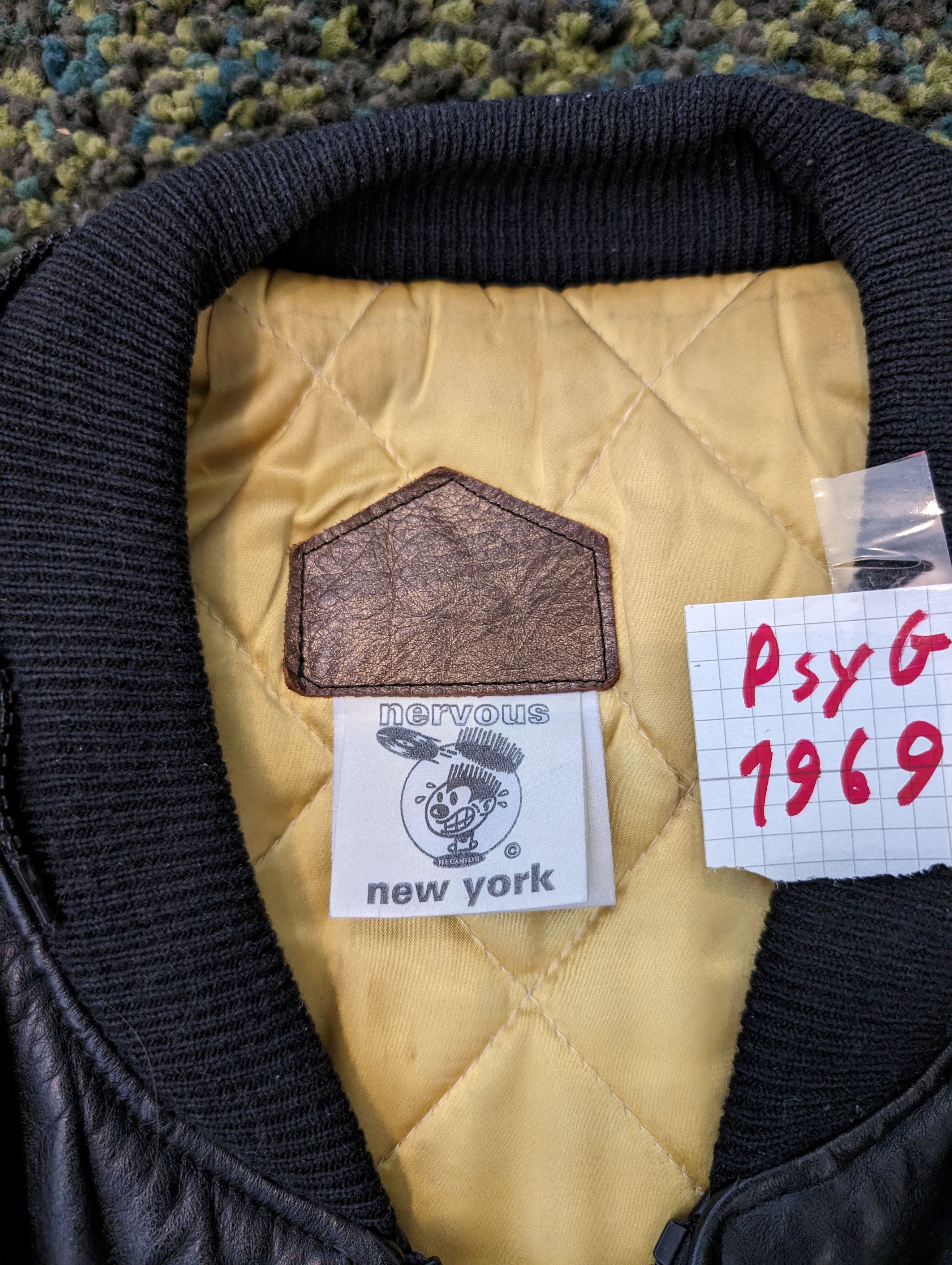 Band Tees × Leather Jacket × Vintage Nervous Records / Vintage Leather ...