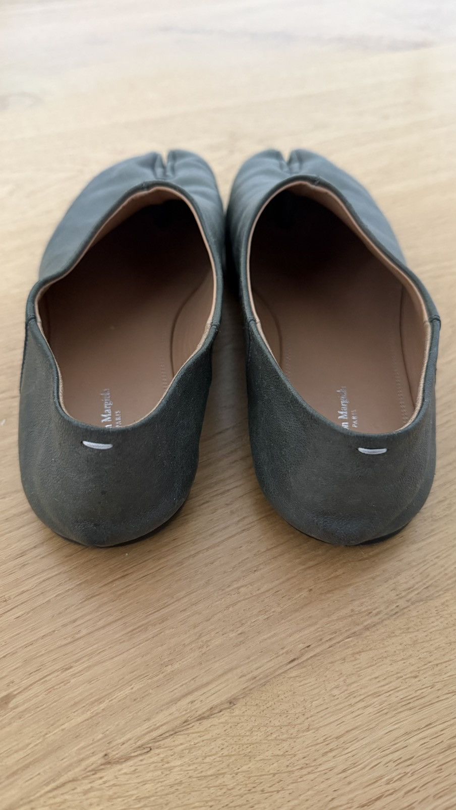 Maison Margiela MAISON MARGIELA GREEN TABI FLATS | Grailed