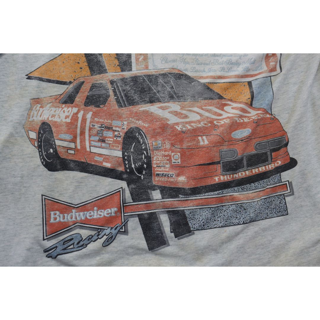 Vintage Vintage 90's Nascar Budweiser Beer Racing tee | Grailed