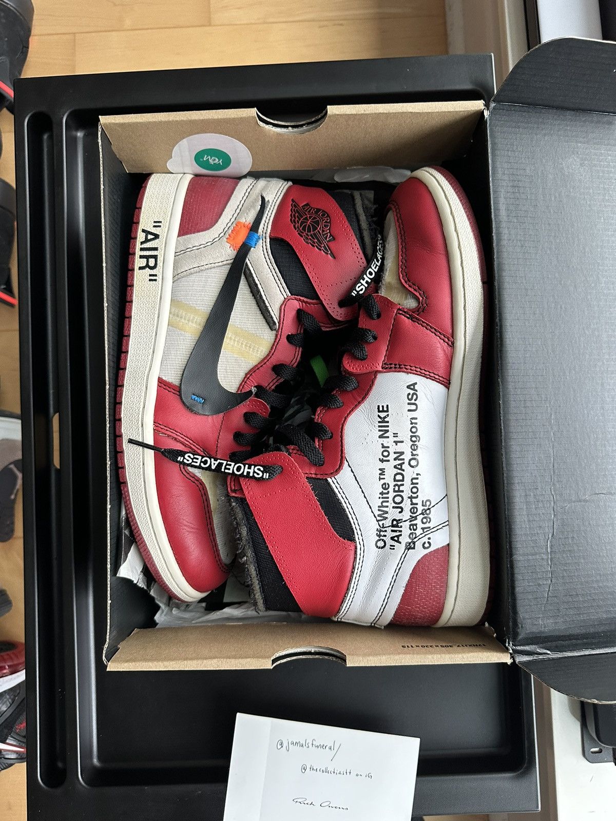 Jordan Brand × Off-White Jordan x Off-White The 10: Air Jordan 1 ...