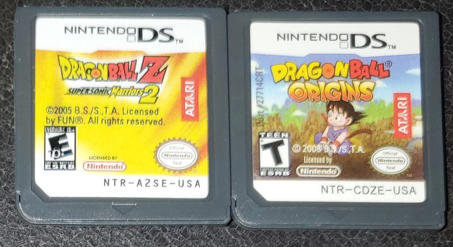 Nintendo Supersonic Warrios 2, Dragonball Origins Nintendo DS Game ...