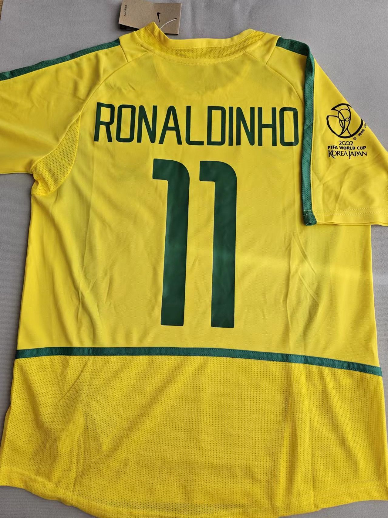 Fifa World Cup 2002 World Cup Brazil 11 Ronaldinho Jersey Home | Grailed