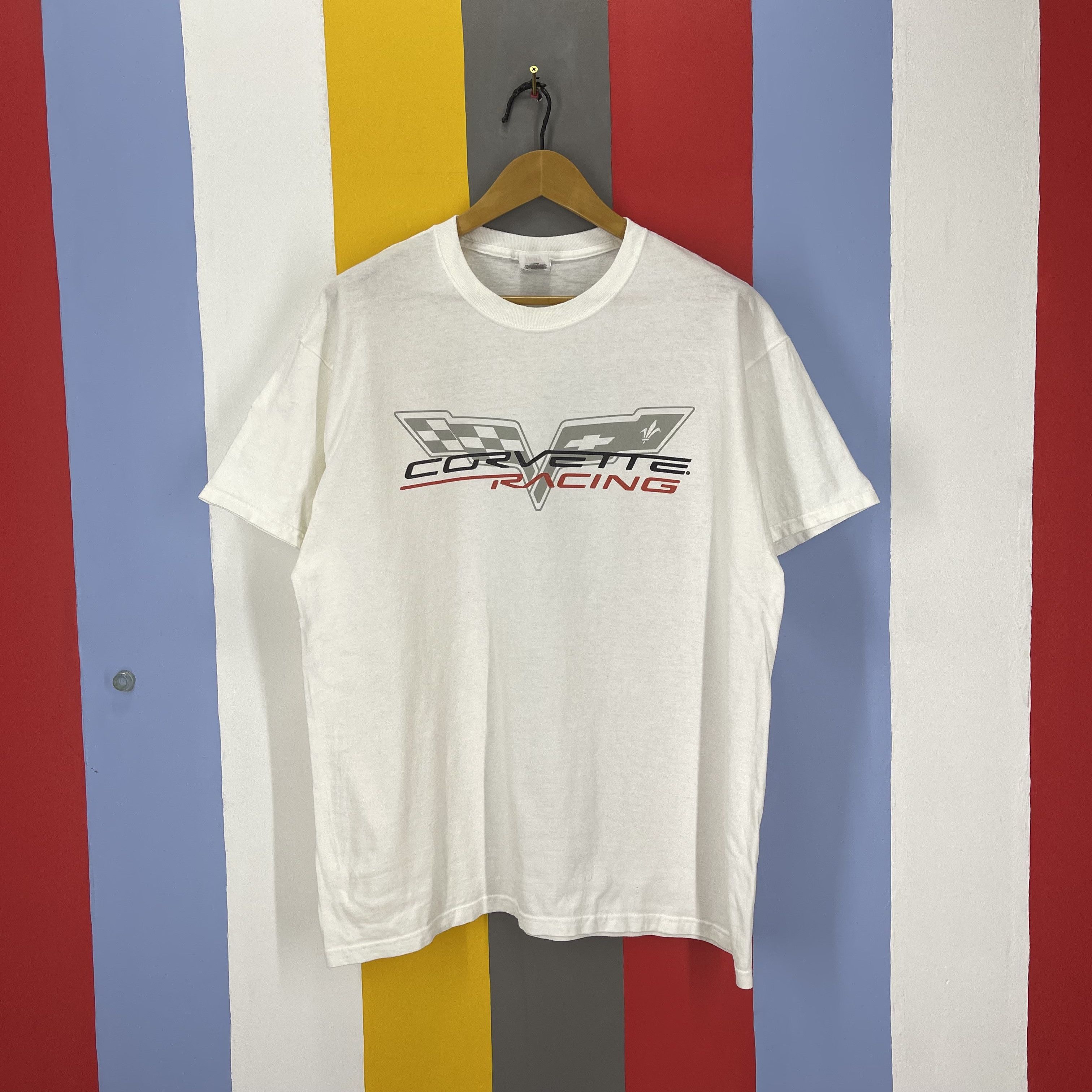 Corvette × Fruit Of The Loom × Vintage Y2K Vintage CORVETTE RACING Crew ...