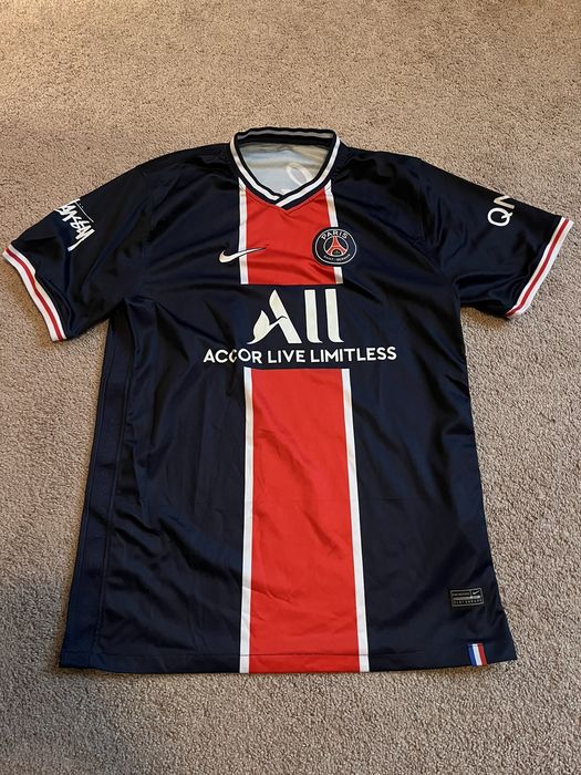 Nike Nike x Stussy PSG jersey replica | Grailed