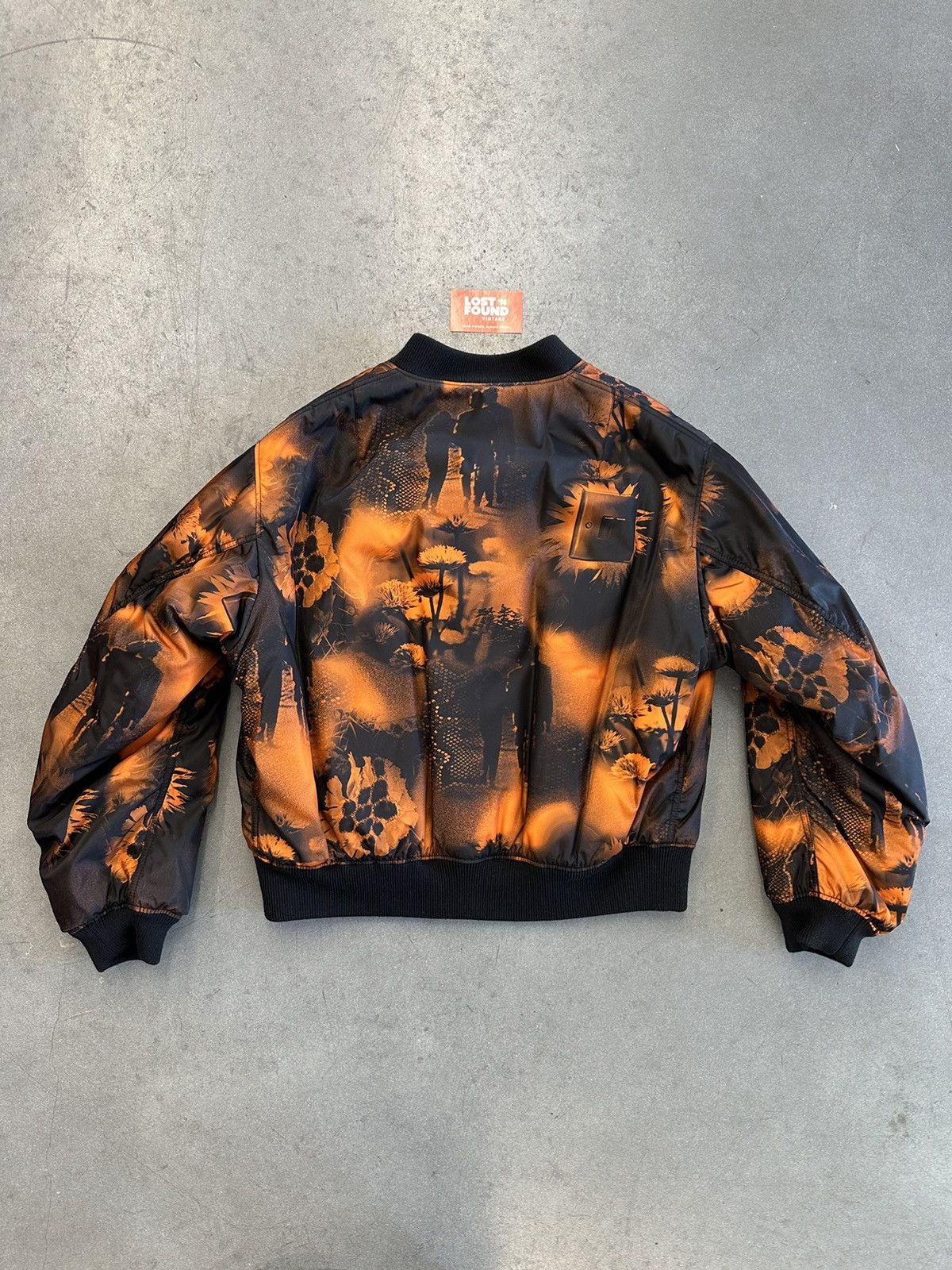 Prada × Raf Simons 2022 Prada Runway Printed Re-Nylon Human Print Bomber Jacket | Grailed