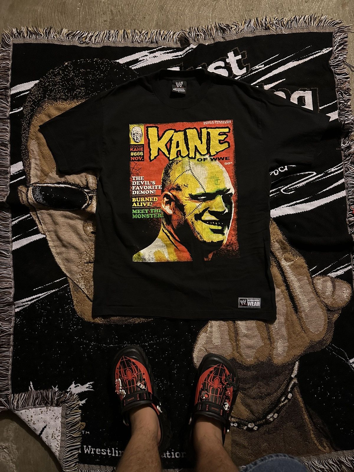 WWE Vintage rare wwe kane shirt | Grailed