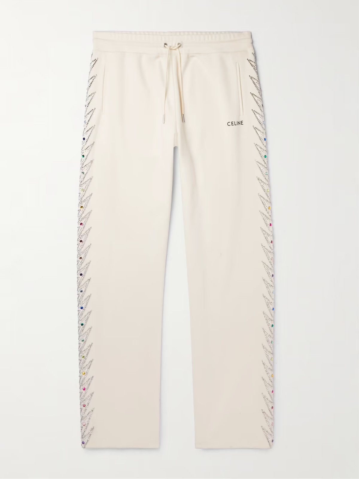 Celine Celine Homme straight leg embellished track pants | Grailed
