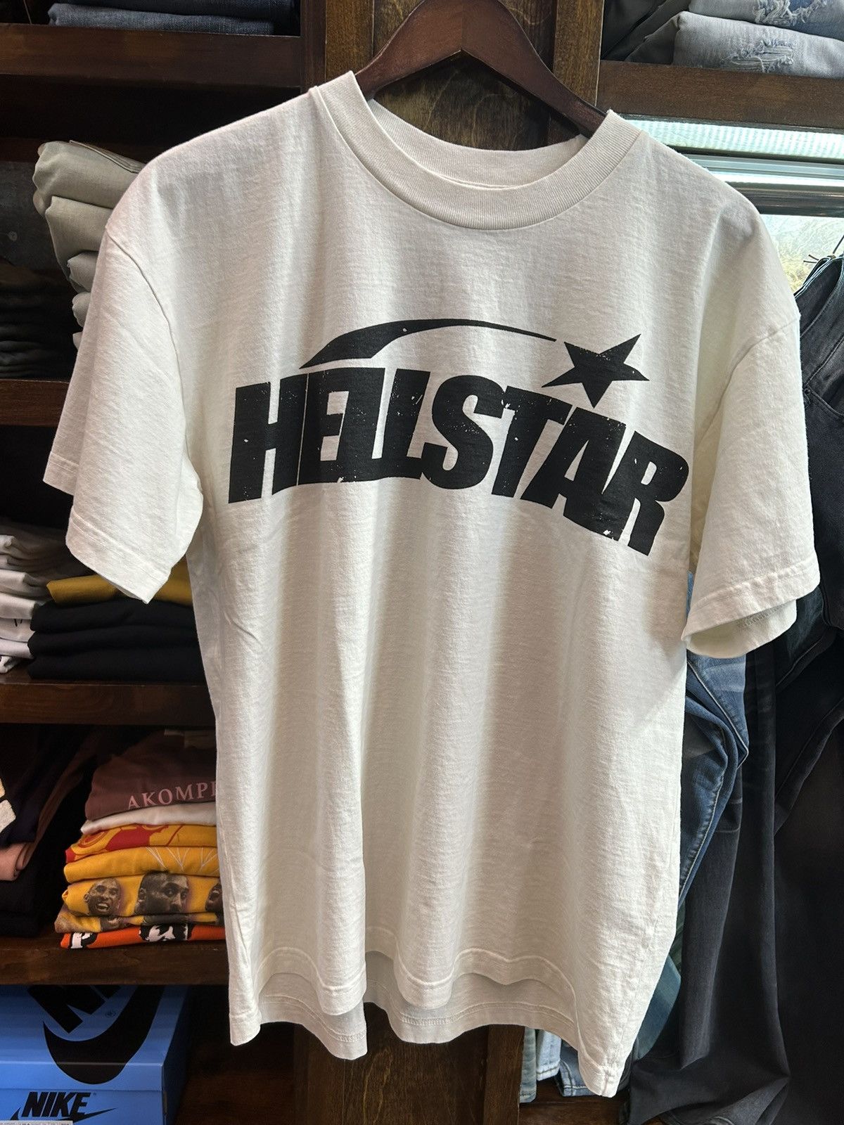 HELLSTAR Cream Hellstar Basic Tee | Grailed