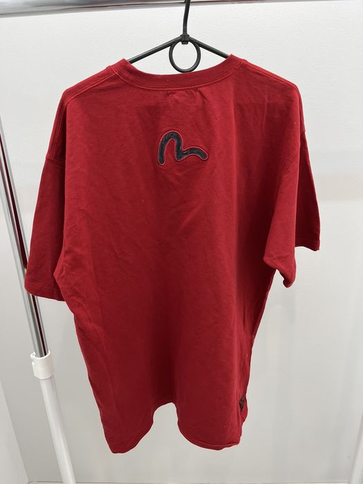 Evisu Vintage Evisu Oversized Big Velour Logo T-shirt Tee | Grailed