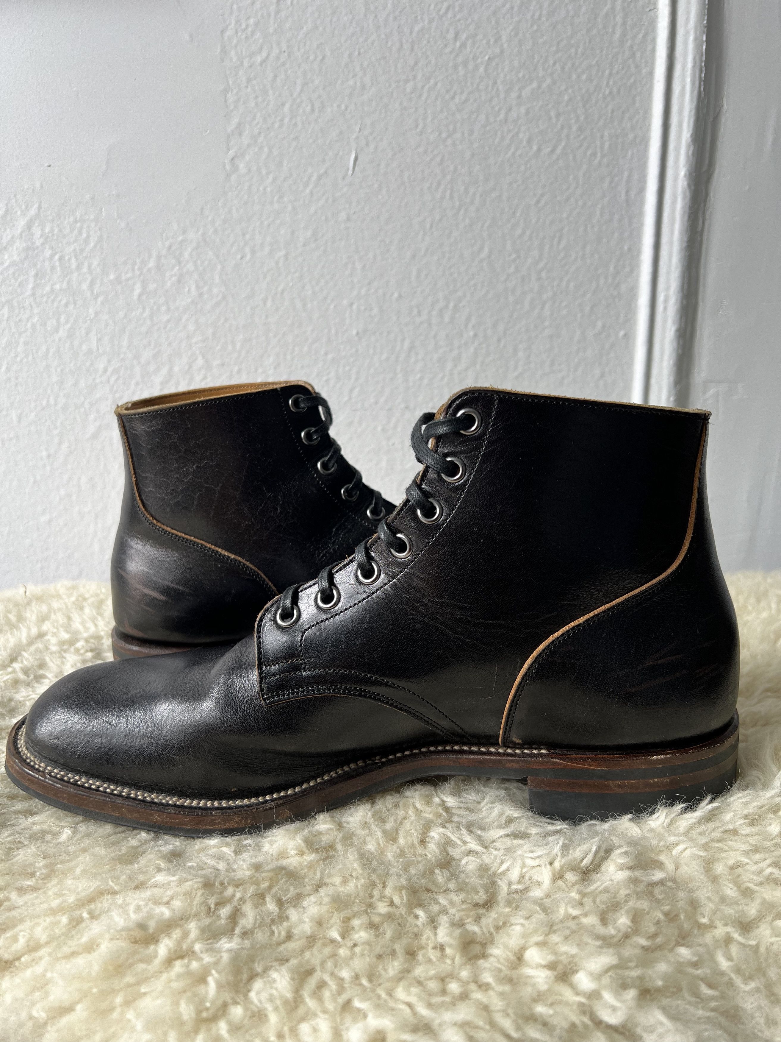 Viberg Service Boot - Shinki Black Horsebutt - 2040 | Grailed