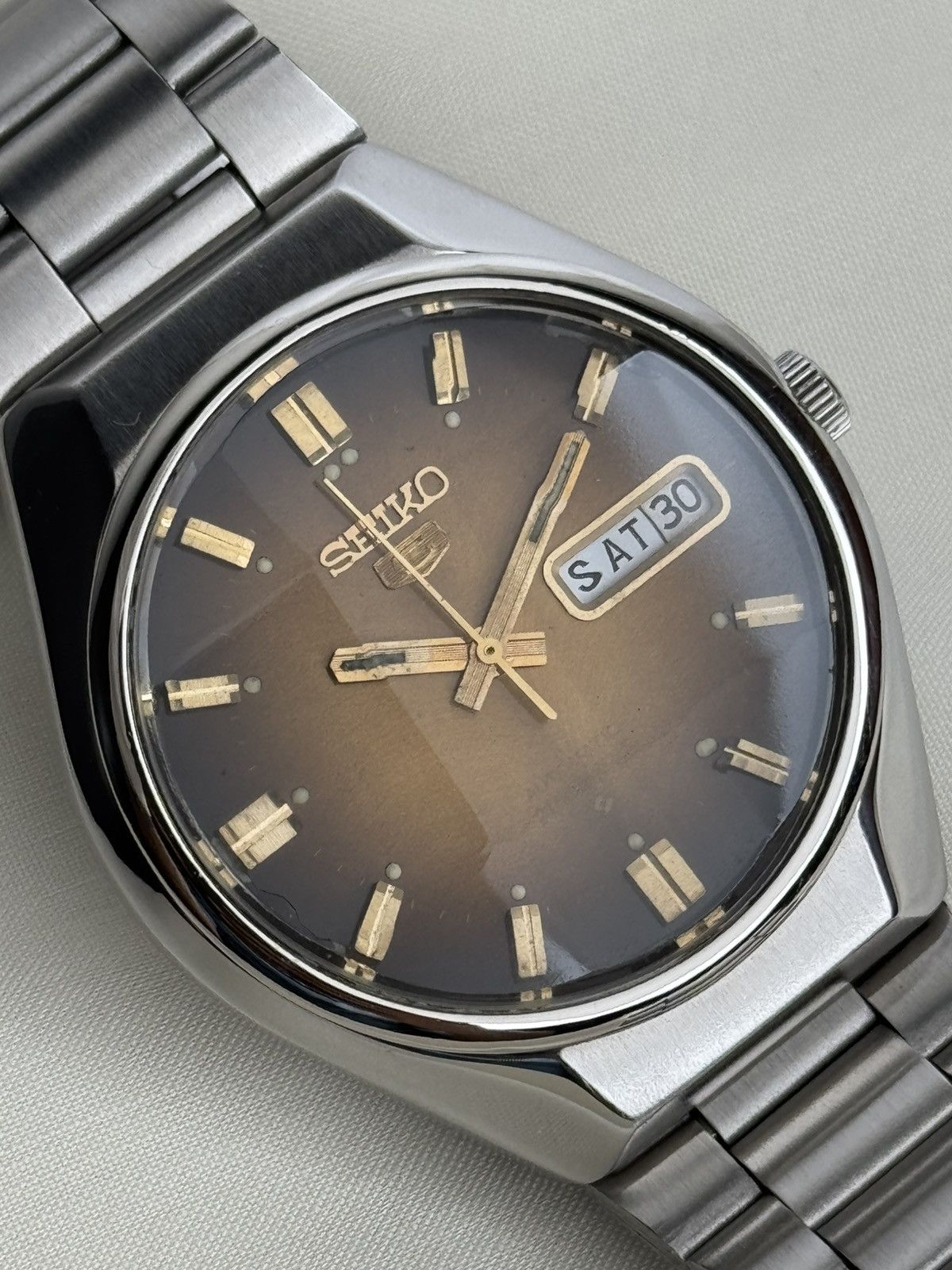 Seiko Rare Seiko 5 Automatic Brown Dial Vintage Japan Watch | Grailed