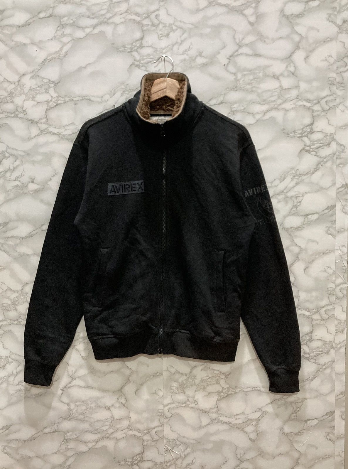Avirex × Military × Streetwear Avirex zipper sweater | Grailed