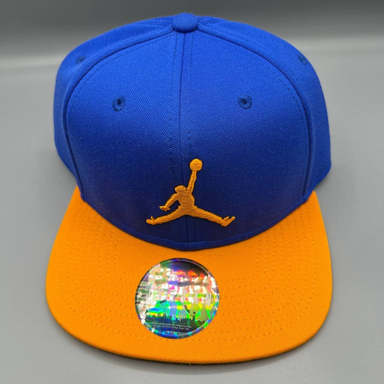 Jordan Brand Air Jordan Hat Men Blue Orange Jumpman Snap Back Cap | Grailed