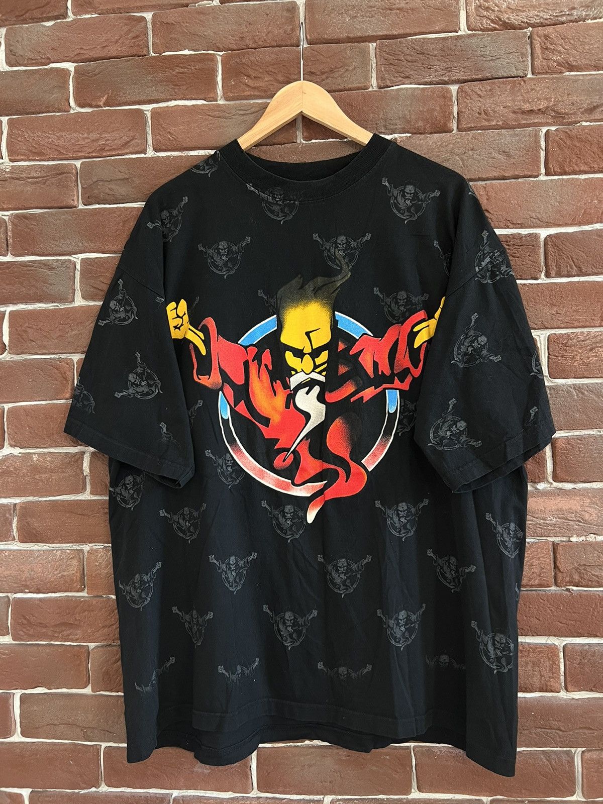 Vintage Rare Vintage 1996 Thunderdome Wizard Gabber Band Tshirt 90s ...