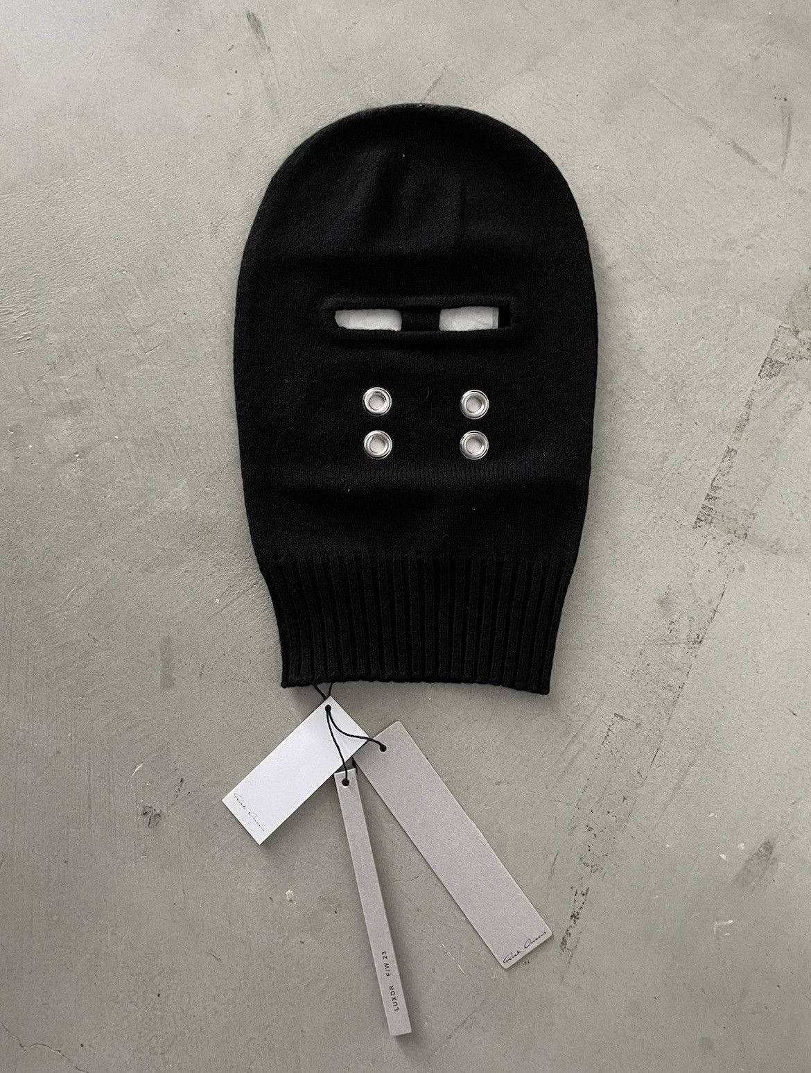 Rick Owens Rick Owens gimp balaclava FW23 | Grailed