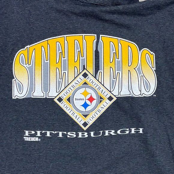 Vintage Pittsburgh Steelers Football Vintage 1990s Trench NFL Hood ...
